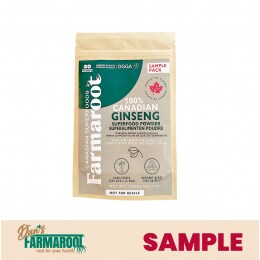 FARMAROOT 100% CANADAIAN GINSENG POWDER 20G (Limit 1/Order)