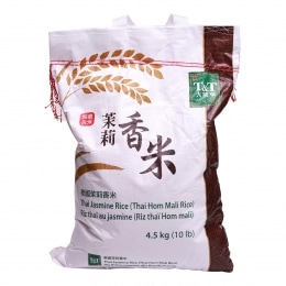 T&T Thai Jasmine Rice 4.5kg