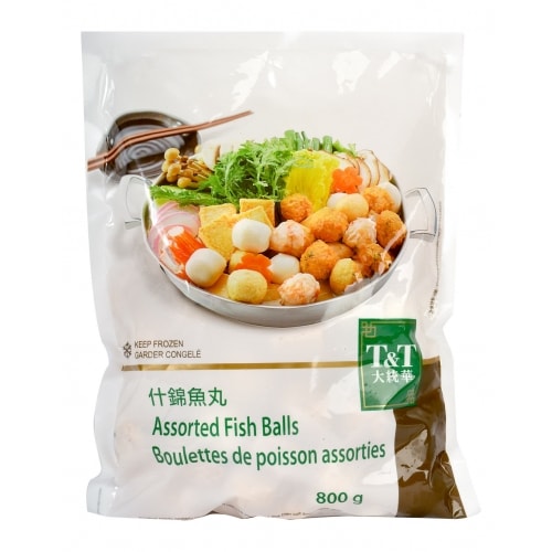 T&T Frozen Assorted Fish Balls 800g | T&T Supermarket