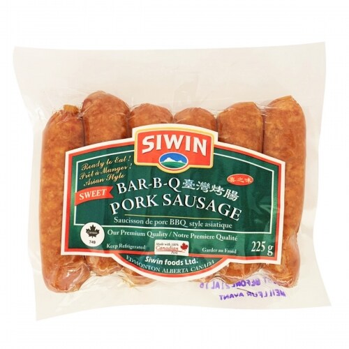 Siwin Asian Style Bbq Pork Sausage 225G | T&T Supermarket