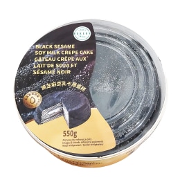 T&T Bakery Black Sesame Crepe Cake (410g)