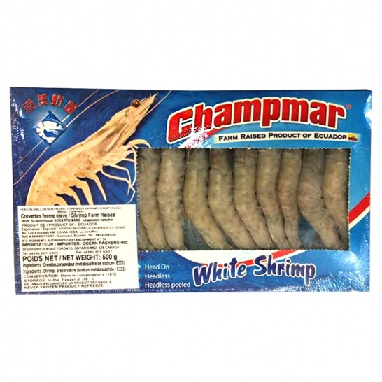 Champmar Ecuador White Shrimp H/O 40/50 | T&T Supermarket