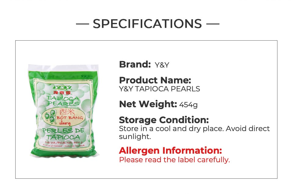 Tapioca Pearls 454g | T&T Supermarket