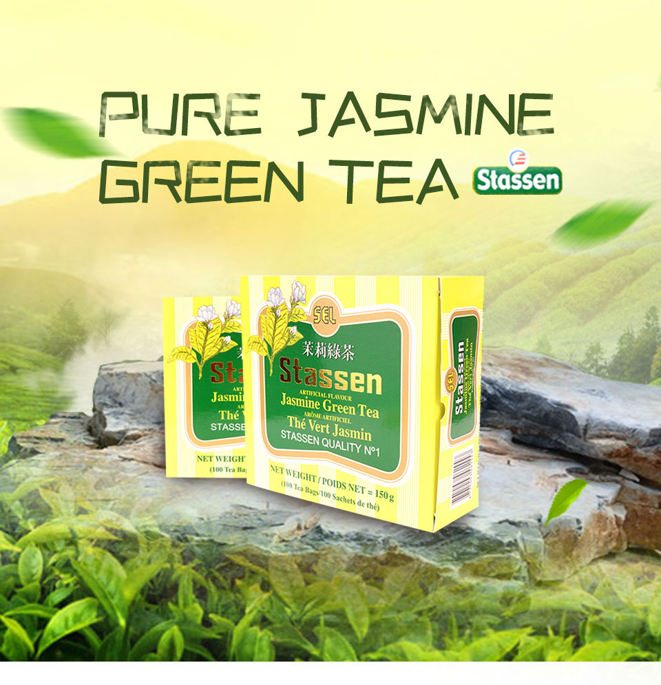 Stassen Pure Jasmine Green Tea 1.5gx100packs | T&T Supermarket