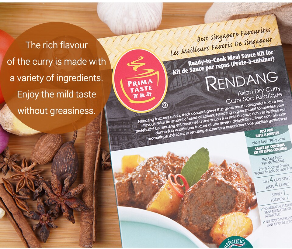 Prima Taste Rendang Dry Curry 360g | T&T Supermarket