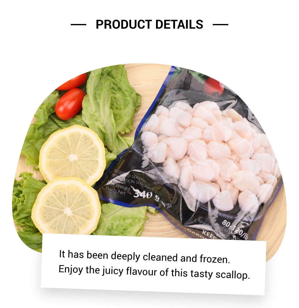 Frozen Bay Scallops 80/120 | T&T Supermarket