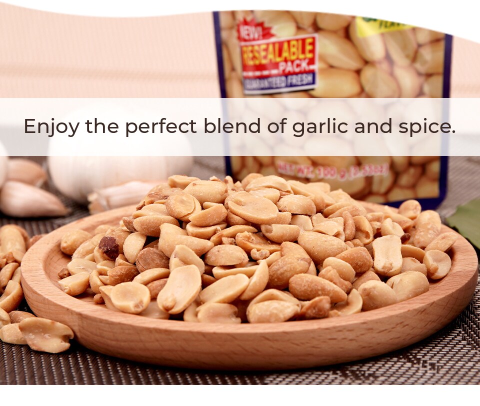 Sugo Greaseless Salted & Garlic Peanuts | T&T Supermarket