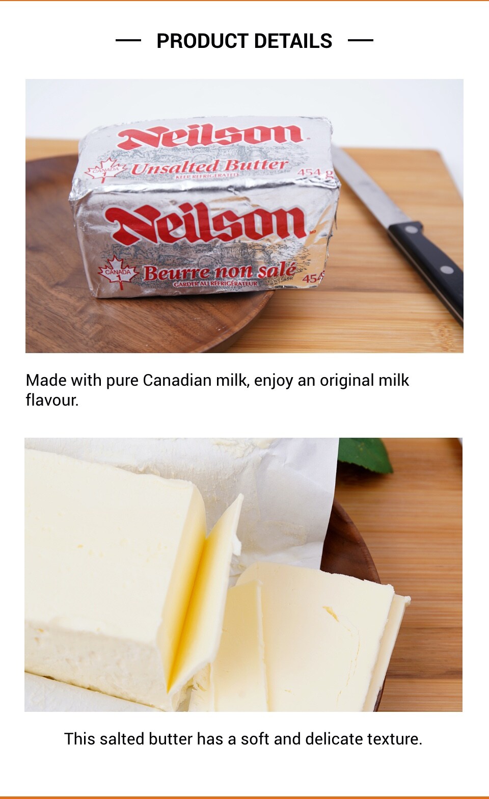 Neilson Nls 454G Unsalted Butter 454G | T&T Supermarket