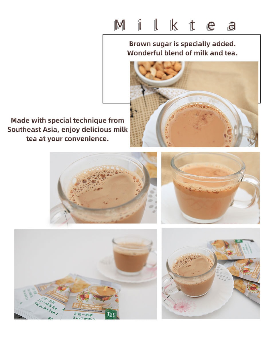 T&T Milk Tea 40gX12packs | T&T Supermarket