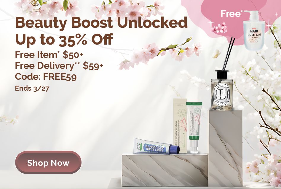 Beauty Boost Unlocked Up to 35% Off Free Item* $50+ Free Delivery** $59 ...